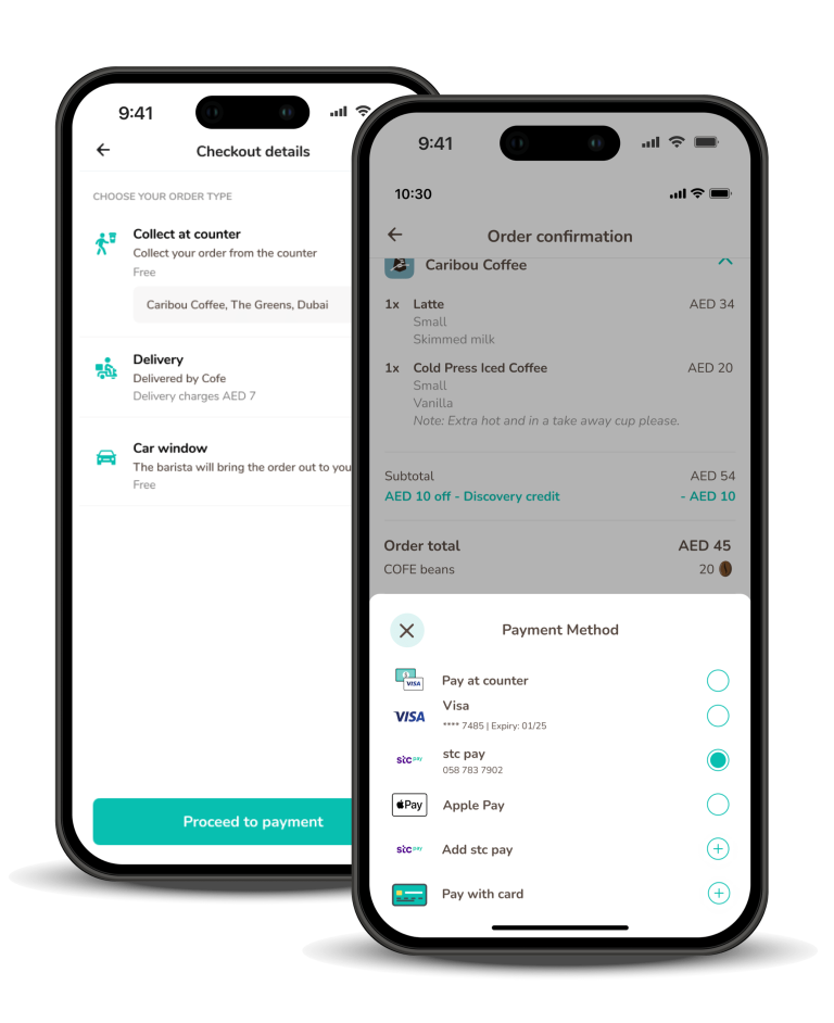 Home - Coffee ordering fast & efficient with COFE App