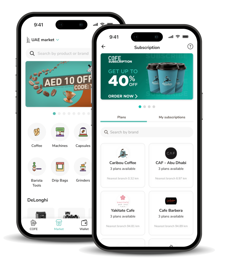 Home - Coffee ordering fast & efficient with COFE App